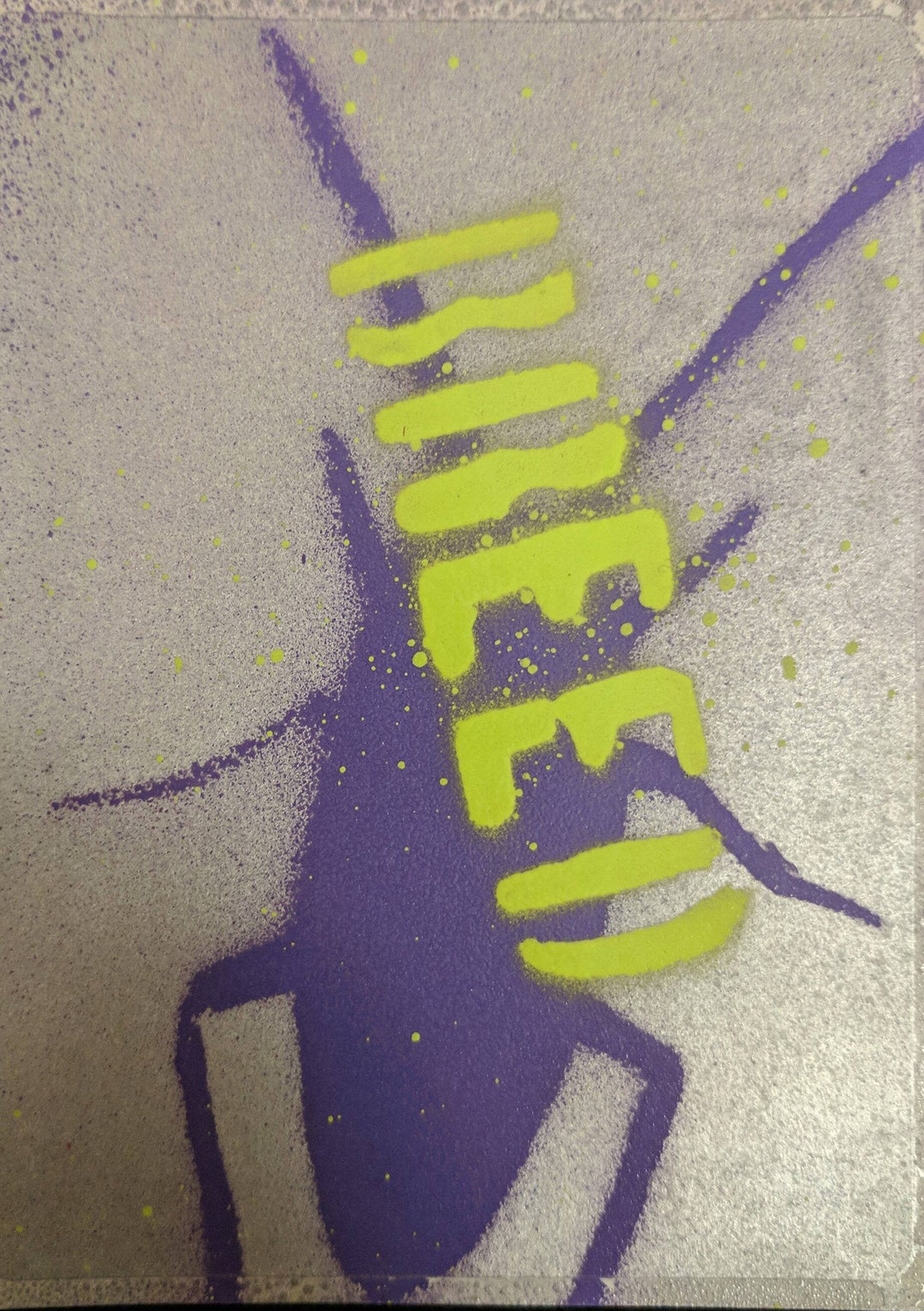 Cockroach Sticker - "breed" - Handmade Stencil Design by Brett Stout ...