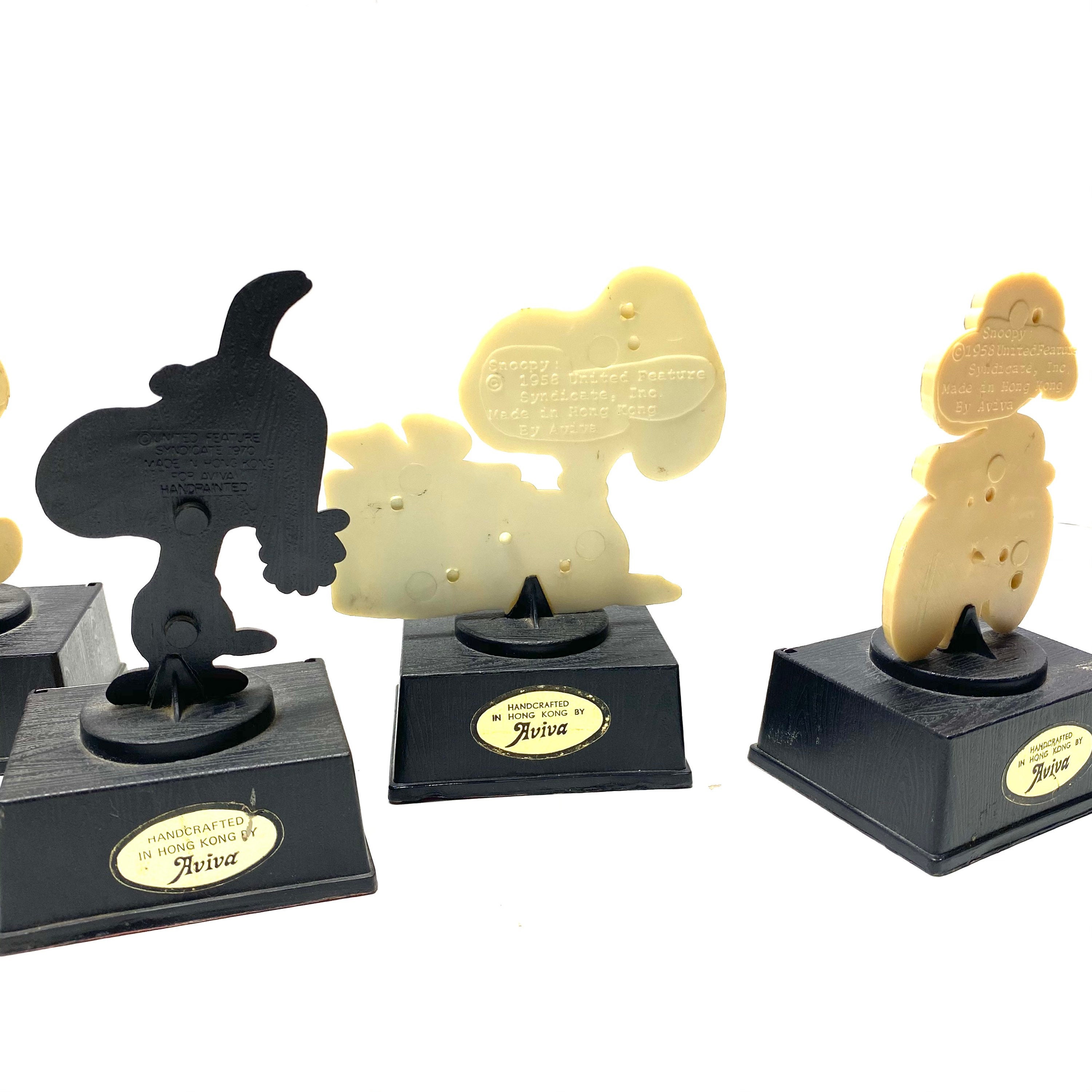 Vintage Snoopy Trophy Collection Peanuts Gang - Etsy