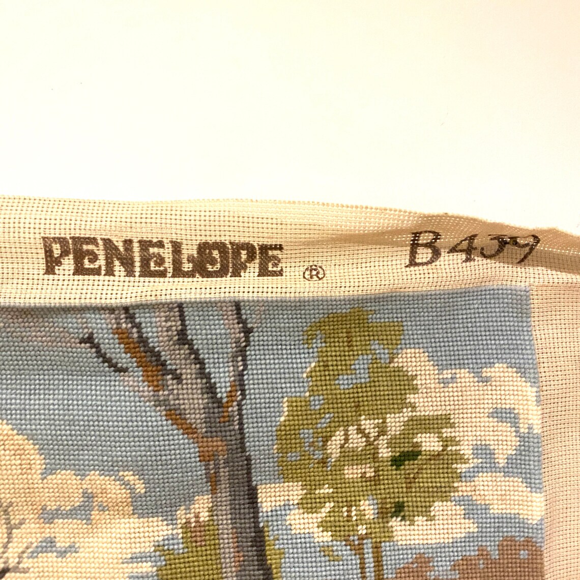Vintage Needlepoint Coat’s and Clark Completed Large Scale the Hunt ...