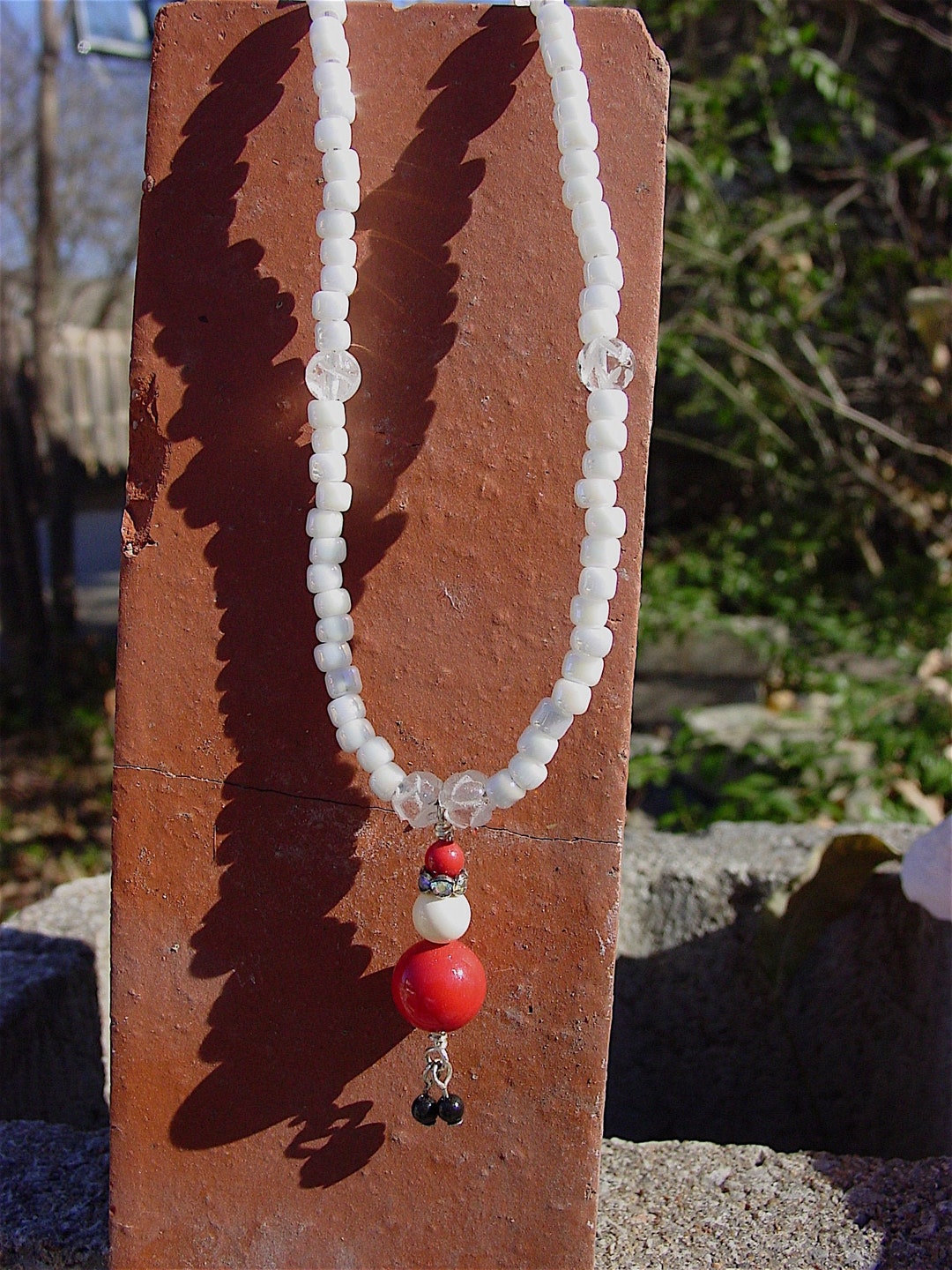 Santa Claus Necklace, Pewter Santa Claus, Christmas Charm Necklace ...