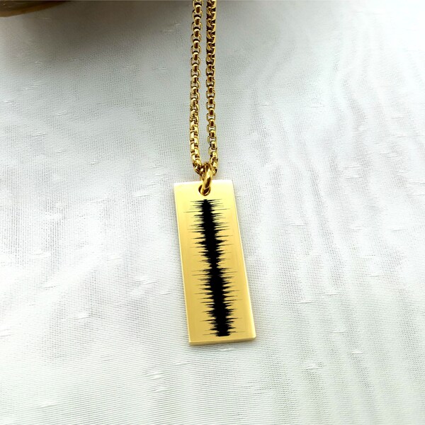 Sound Wave Necklace - Etsy