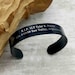 Custom Engraved Memorial Military Bracelet - Military Black Stainless ...