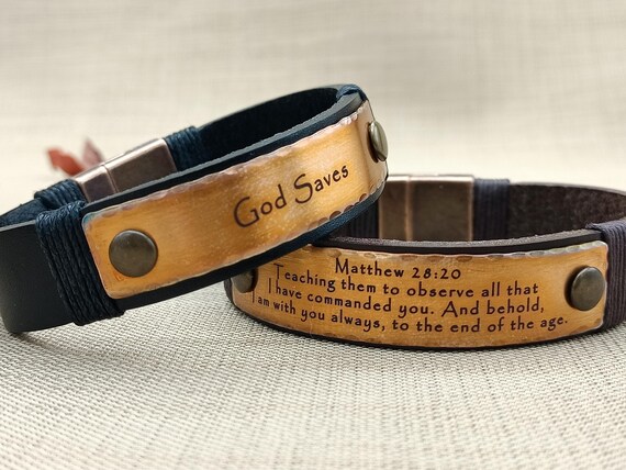 Custom bible verse bracelet store