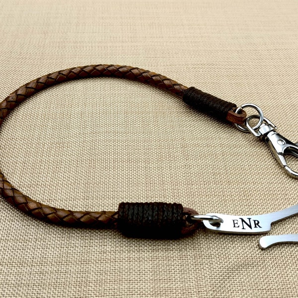 Leather Lanyard - Etsy