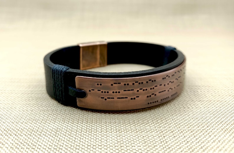 Custom Morse Code Bracelet I Love You Bracelet Valentines - Etsy