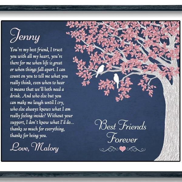 Best Friend Poem - Etsy