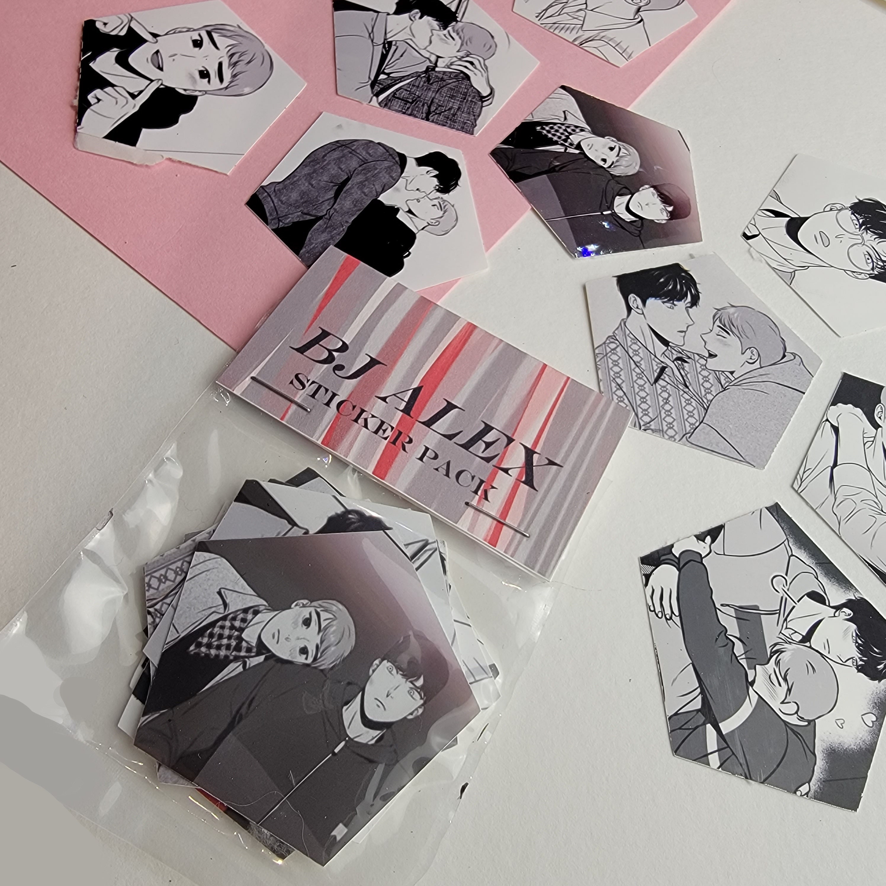 Bj Alex Sticker Pack Yaoi BL Ahn Jiwon Nam Don Gyun - Etsy México