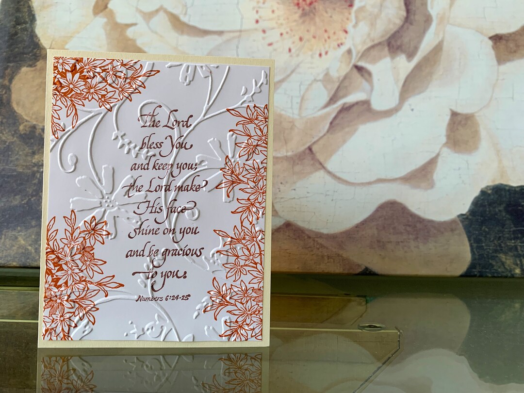 The Lord Bless You and Keep You Card Bible Scripture Card - Etsy