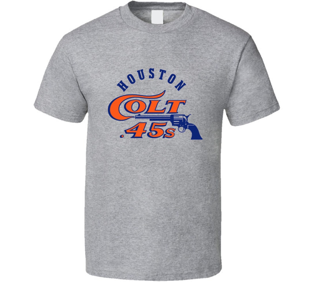 Houston Colt 45s Baseball Grey T Shirt - Etsy