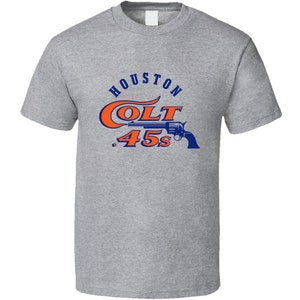 Houston Colt 45s Baseball Grey T Shirt - Etsy