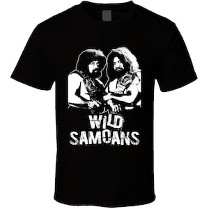 Wild Samoans Retro Legends of Wrestling Tag Team T Shirt - Etsy