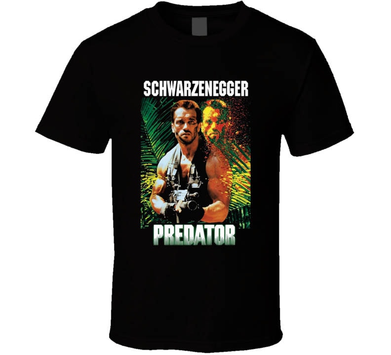 Predator Schwarzenegger Action Movie T Shirt - Etsy