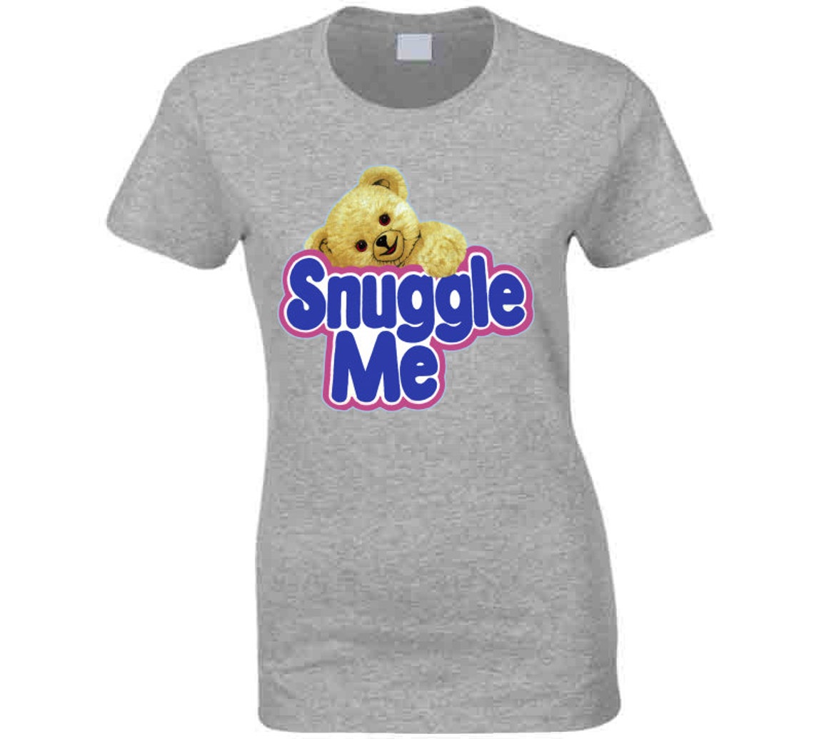 Snuggle Teddy Bear Retro Ladies T Shirt - Etsy