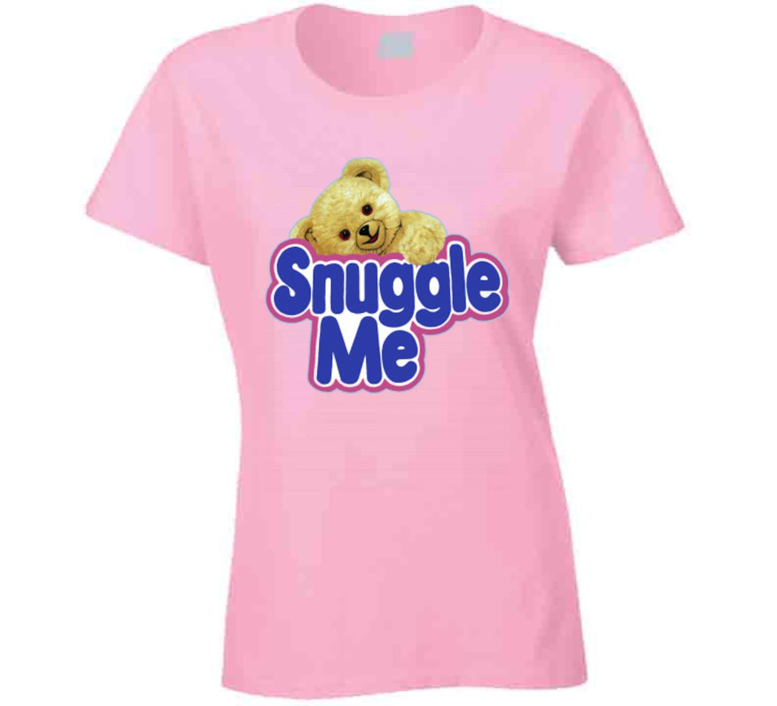 Snuggle Teddy Bear Retro Ladies T Shirt - Etsy