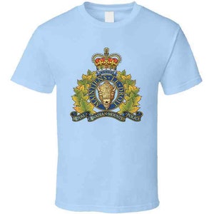 Rcmp Canadian National Police Retro Sigil T Shirt - Etsy