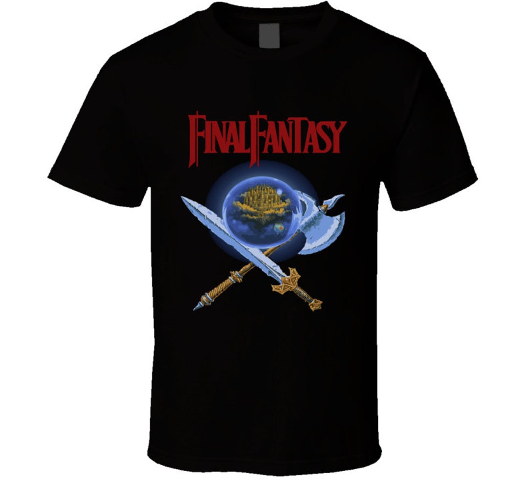 Final Fantasy Nes Box Art Retro Video Game T Shirt - Etsy