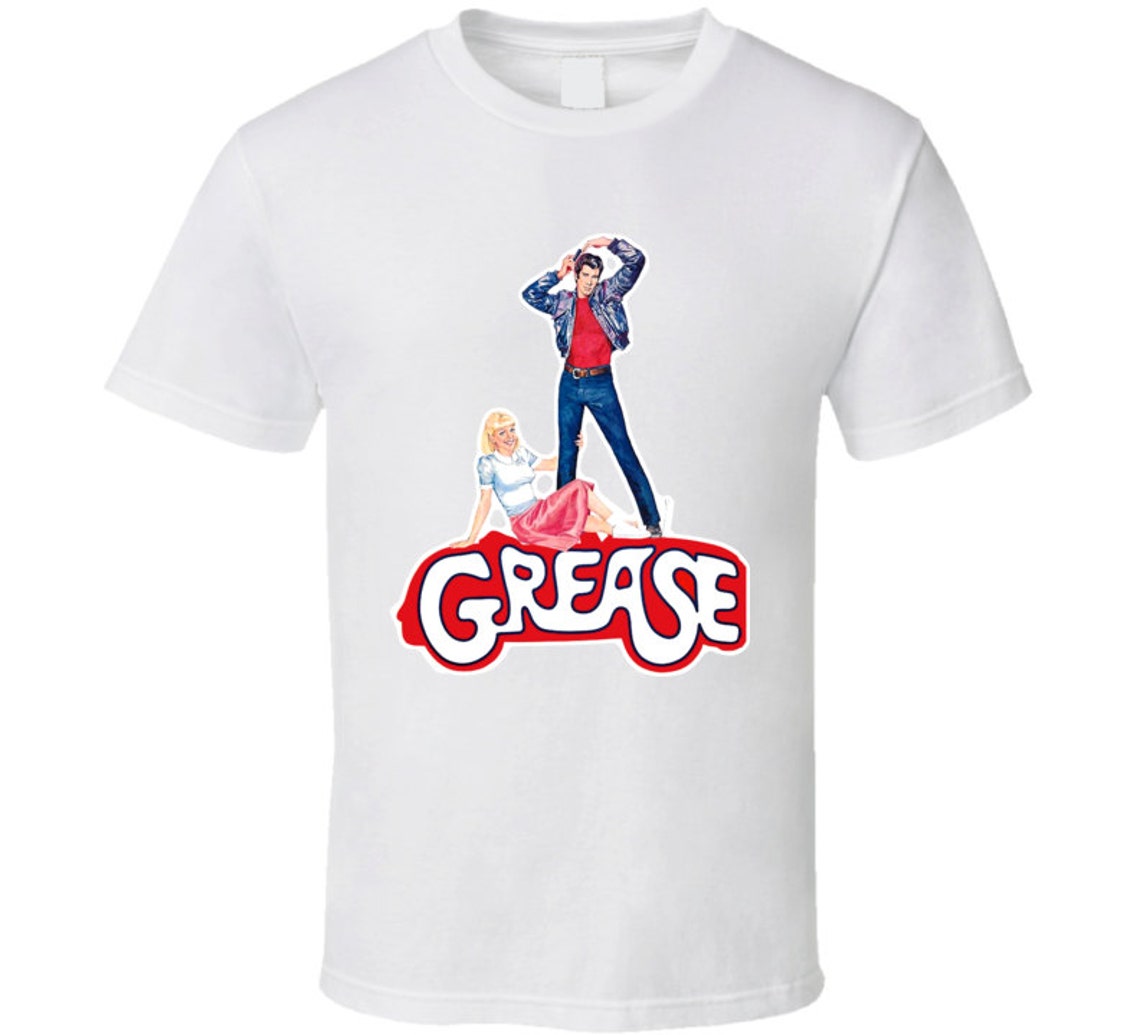Grease Movie Poster John Travolta T Shirt | Etsy