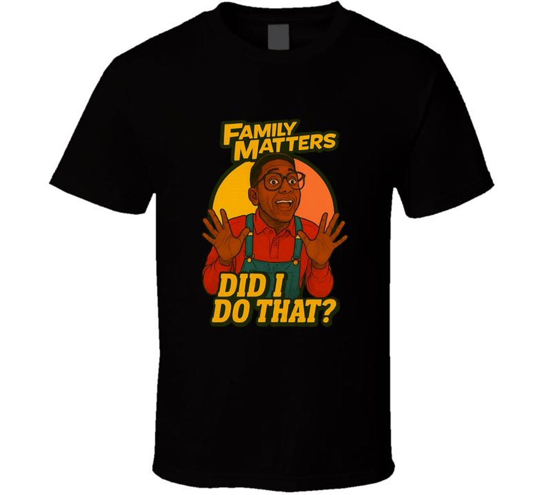 Family Matters Steve Urkel Cartoon Retro Tv Show T Shirt - Etsy