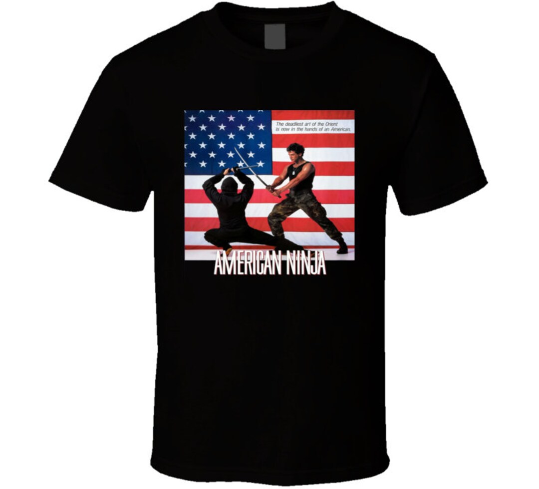 American Ninja Martial Arts 80's Action Retro Ninja Movie T Shirt - Etsy