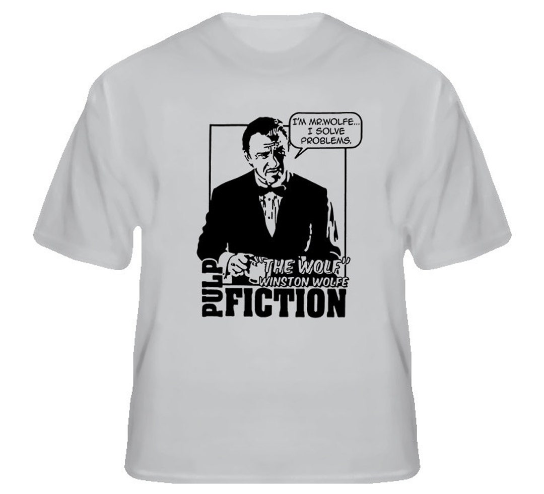 Pulp Fiction Movie Winston Wolfe Mr Wolf Funny T Shirt - Etsy