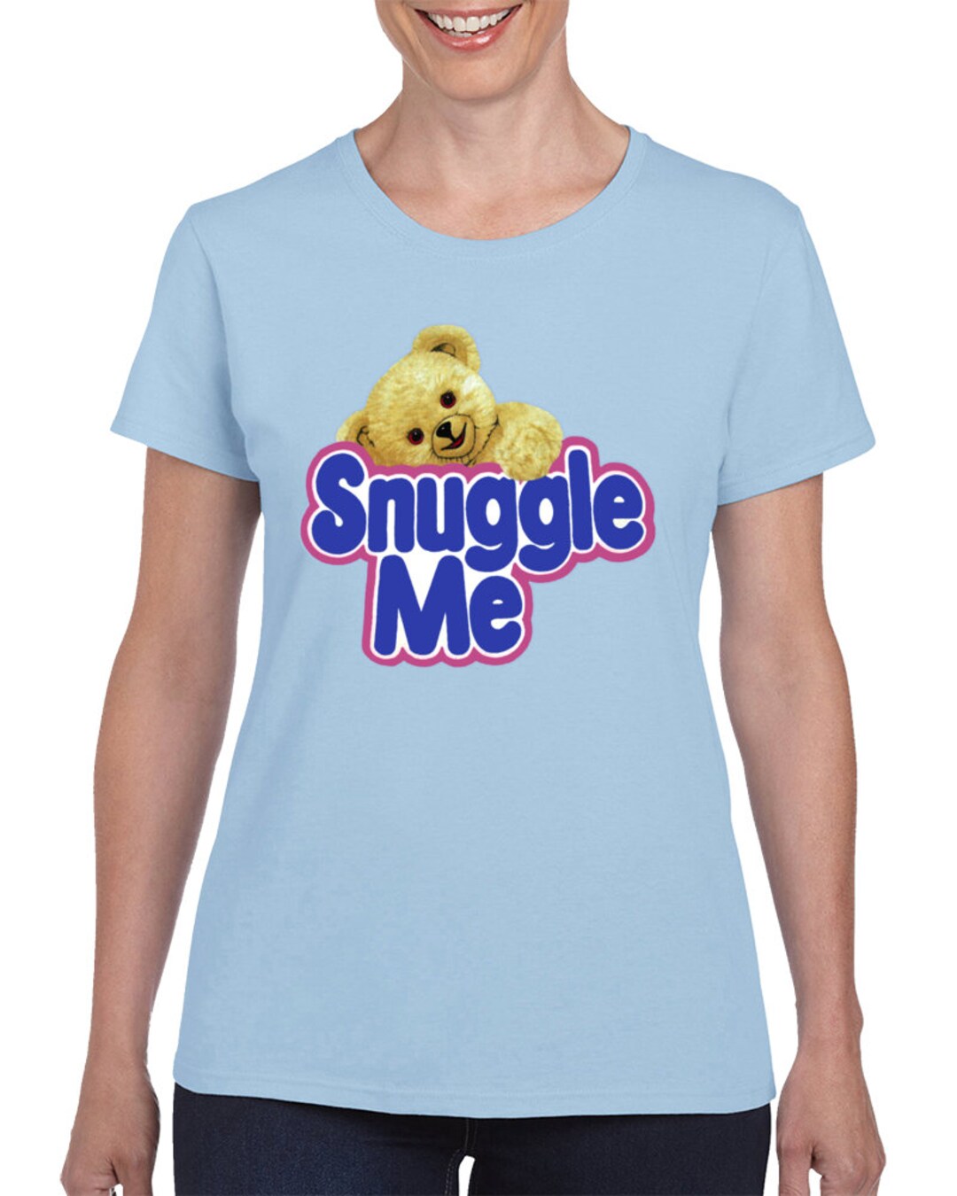Snuggle Teddy Bear Retro Ladies T Shirt - Etsy