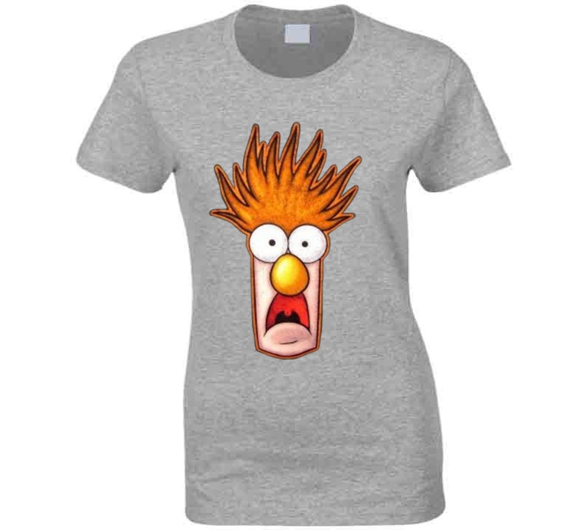 Beaker Big Face Funny Muppets Ladies T Shirt - Etsy