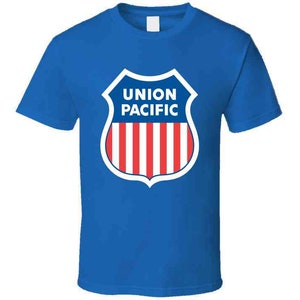 Union Pacific Railway Logo Rail Train Retro T Shirt - Etsy