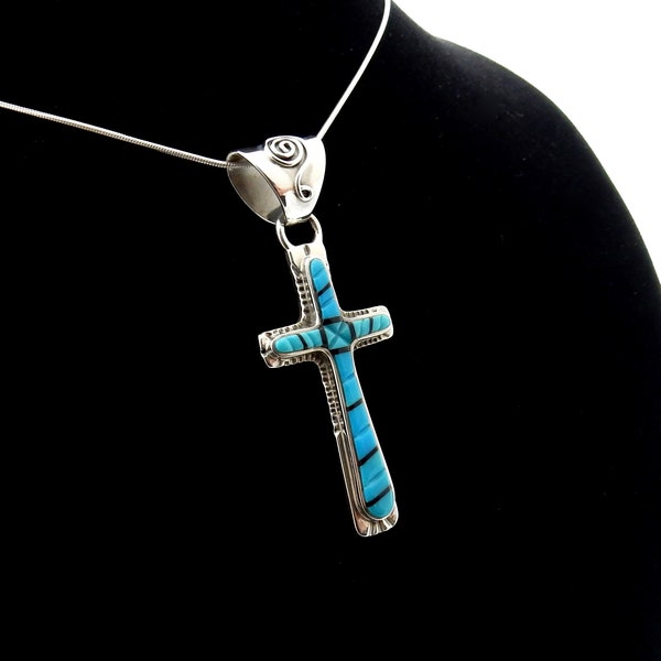 Turquoise Cross - Etsy