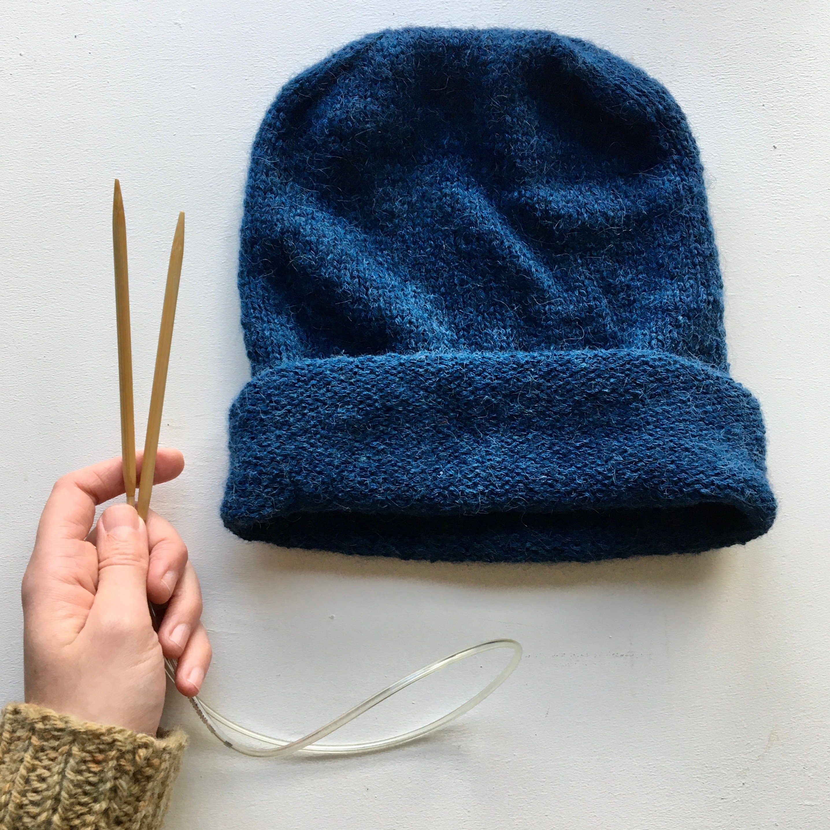 The Peace Hat Knitting Pattern PDF Knit Stocking Hat | Etsy