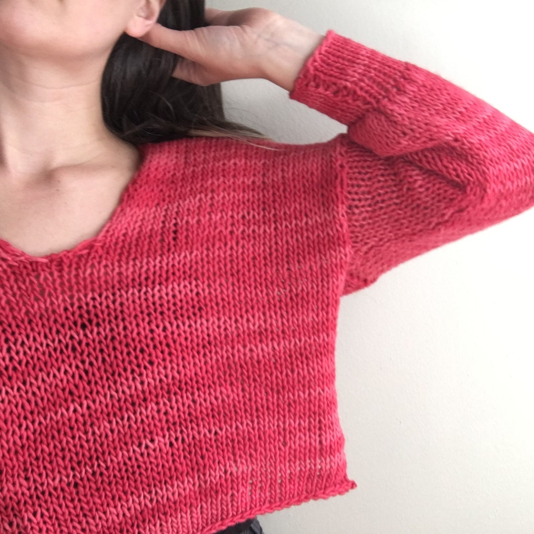 The Weekend Sweater - PDF Knitting Pattern - Oversized Cardigan - Easy ...