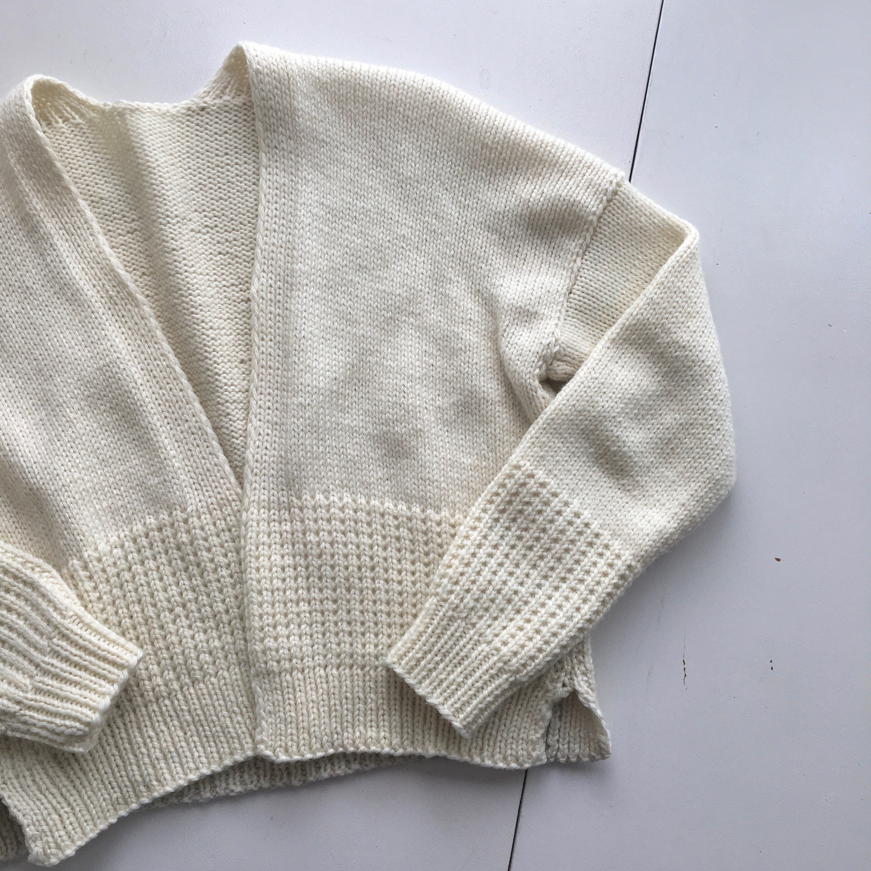 The Light Cardigan PDF Knitting Pattern Beginner Sweater | Etsy