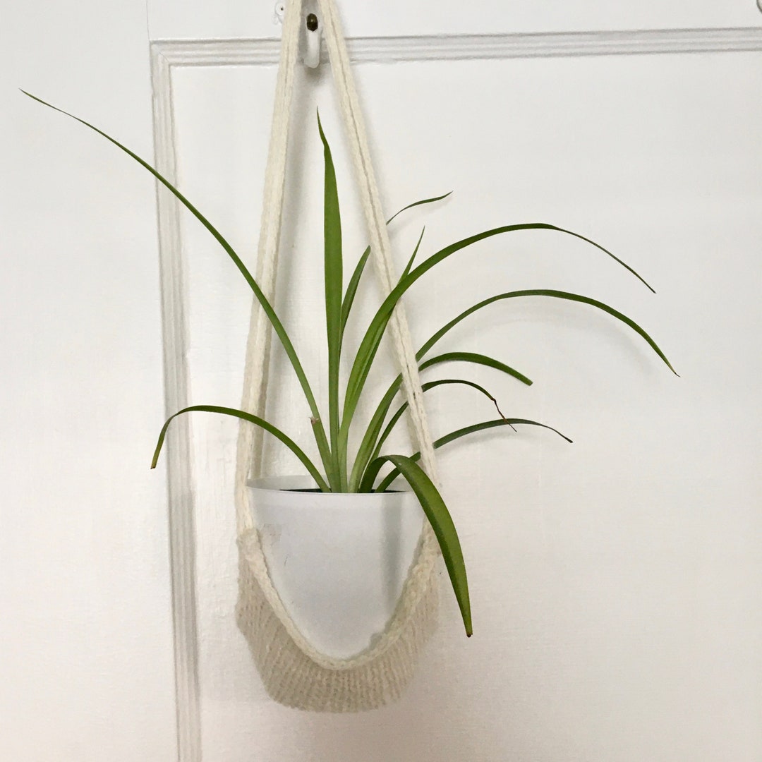 Knit Plant Hanger II PDF Knitting Pattern - DIY Plant Cozy Pattern ...