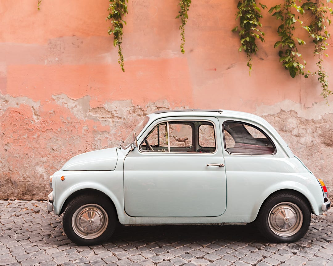 Italy Photography, Rome, Car Print, Italy Wall Art, Italy Poster, Car ...