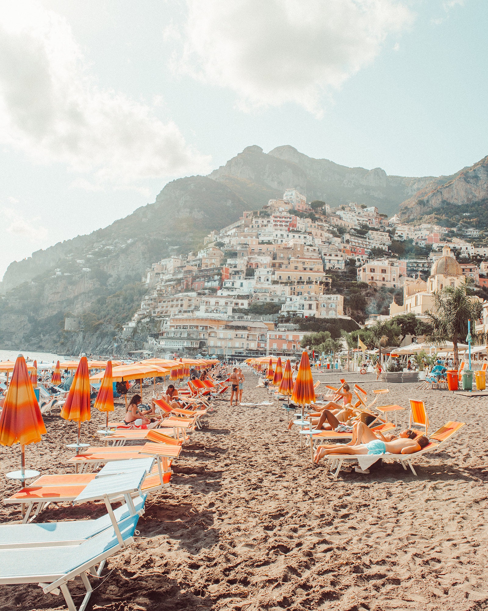 Positano Beach Photo, Beach Print, Positano Beach, Wall Art Coastal ...