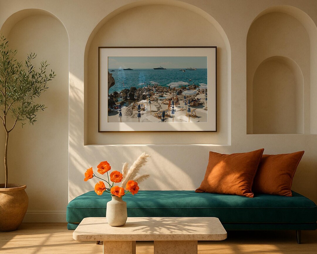 La Fontelina Beach Club, Capri Photography Fine Art Print - Etsy