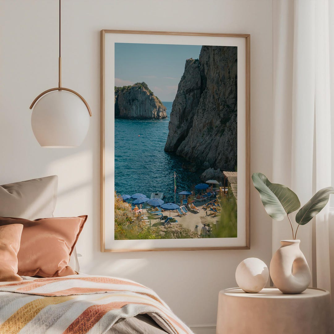 Da Luigi Beach Club Print, Capri Beach Club Print, Capri Poster, Capri ...