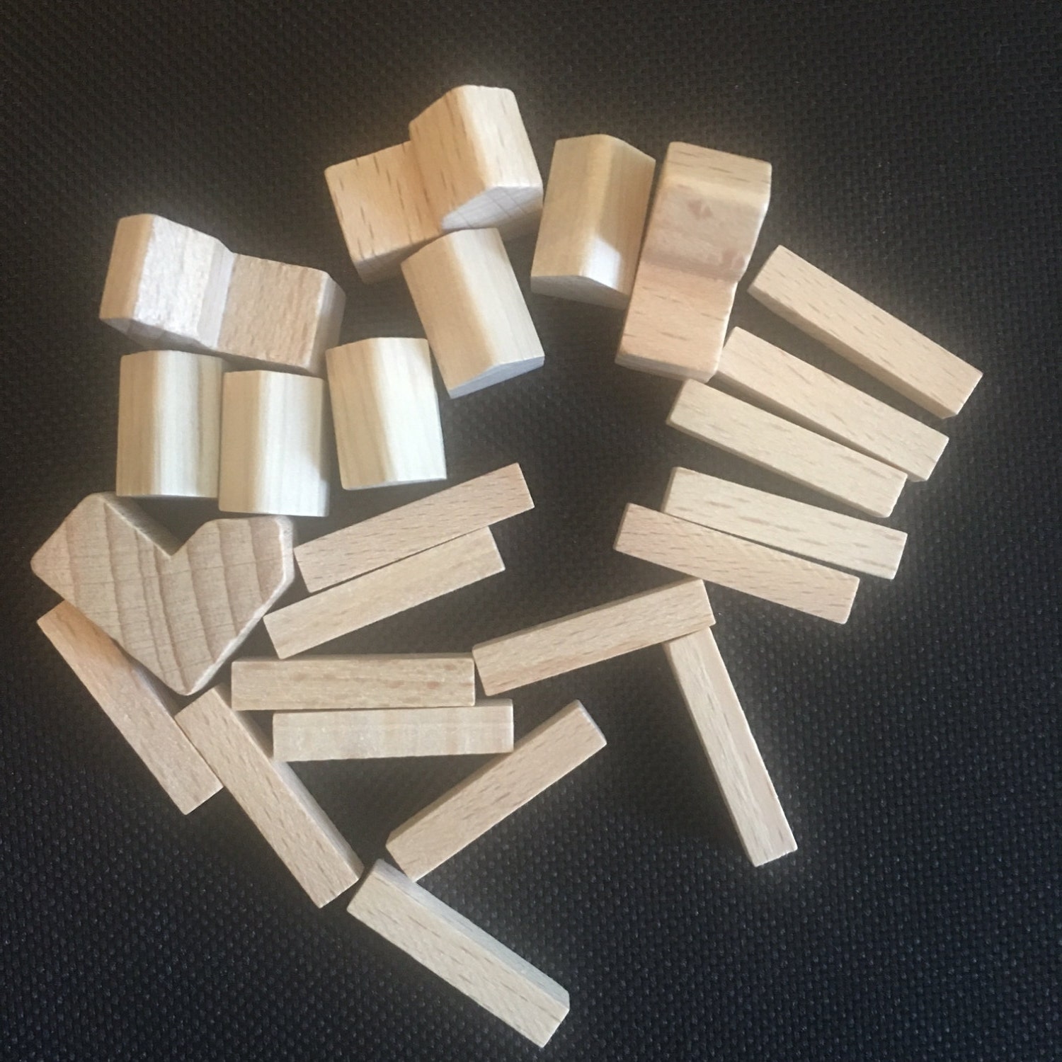 Catan Replacement Game Pieces Naked Natural Finish Real | Etsy