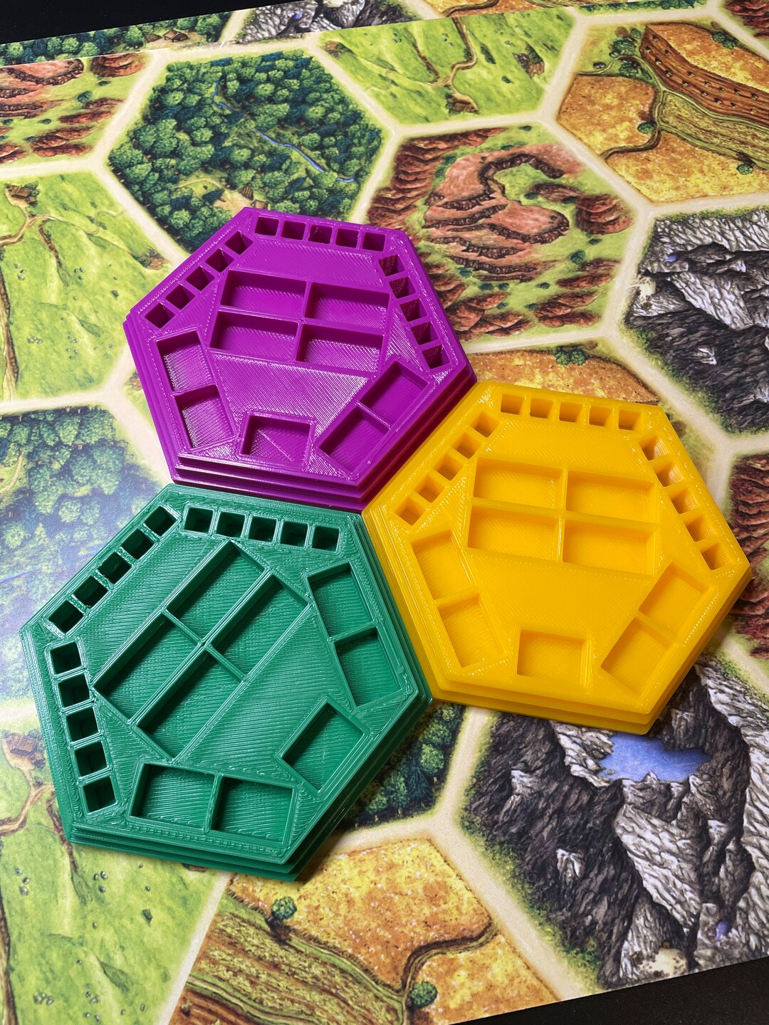 Settlers of Catan Custom Game Piece Holder 3D Printed - Etsy