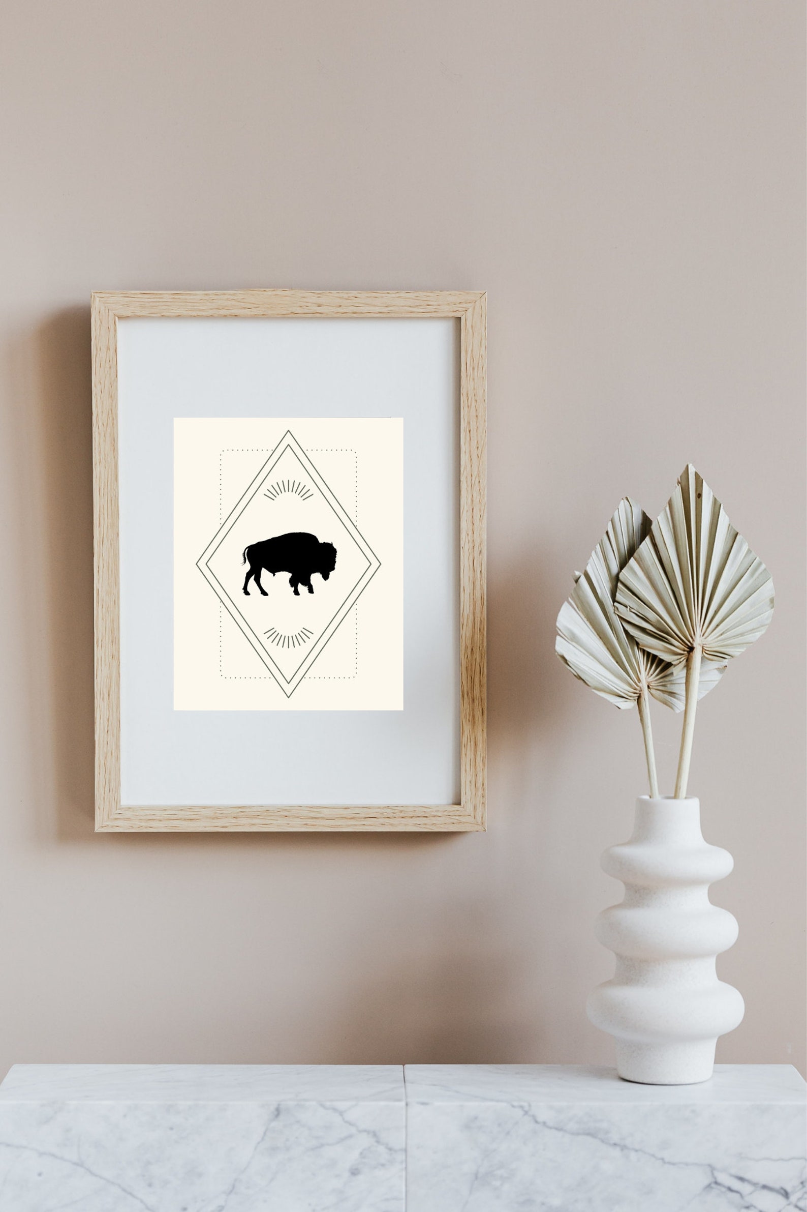 Where the Buffalo Roam Western Art Print - Etsy
