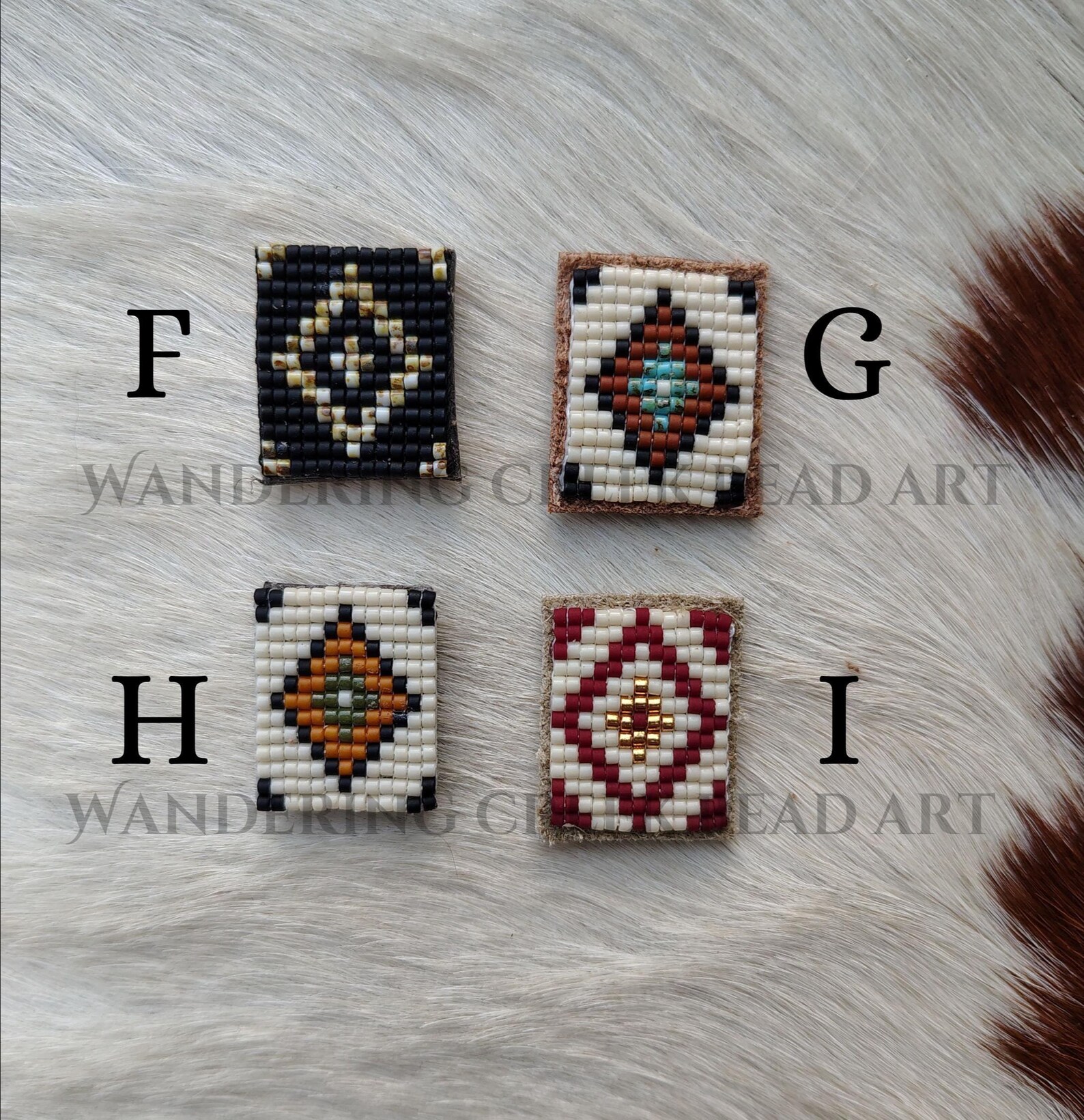 Southwestern Magnets; Hand-beaded Western Magnets - Etsy