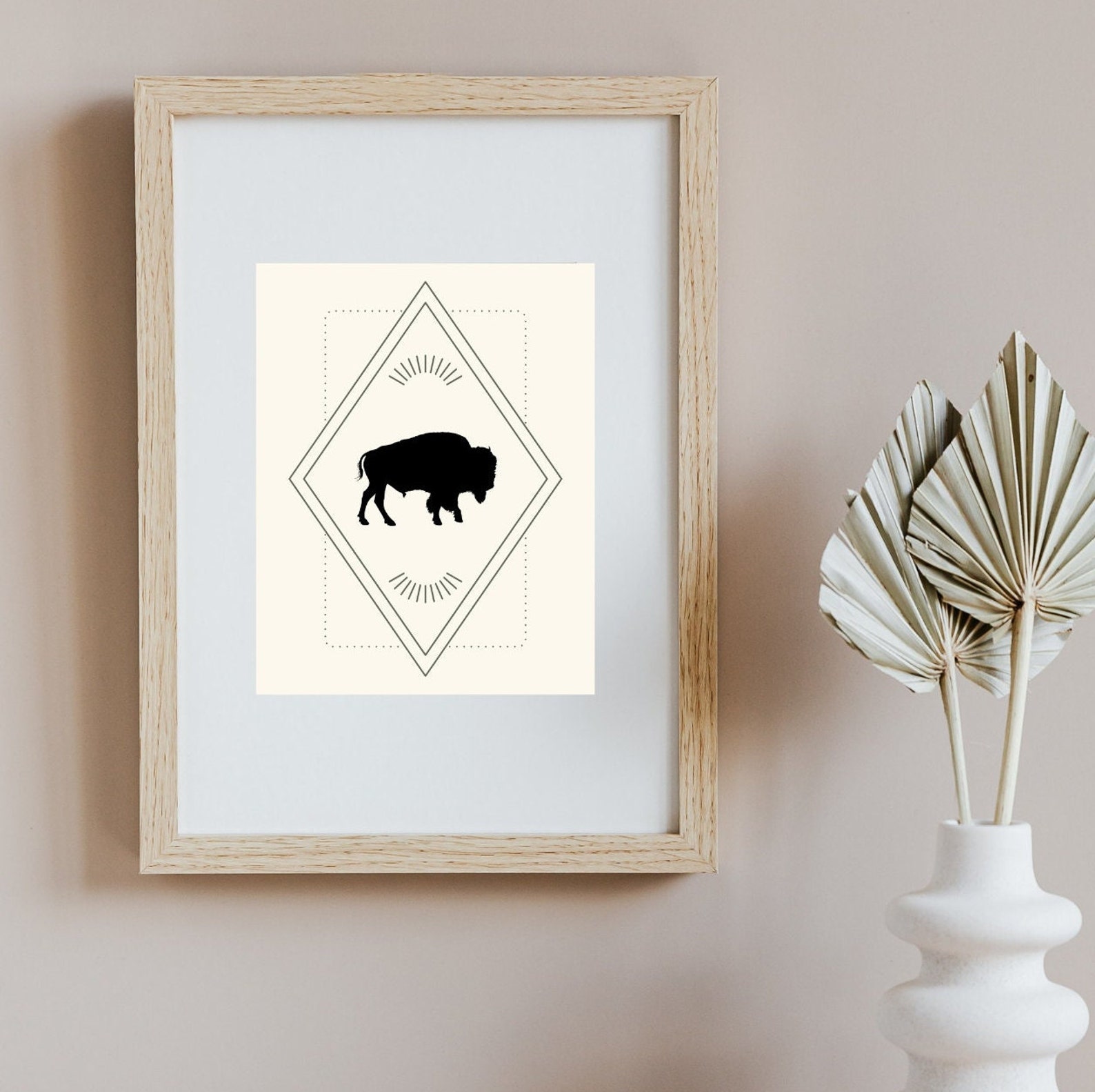 Where the Buffalo Roam Western Art Print - Etsy