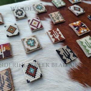 Southwestern Magnets; Hand-beaded Western Magnets - Etsy