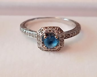 White gold ring | Etsy