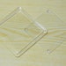 Pack of 4 Square Coaster Blanks. 2 Part Acrylic Coaster Blanks Ready ...