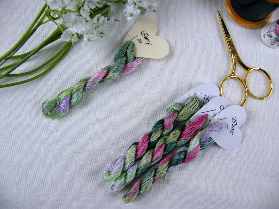 288 - Tumy, Fils à Soso Hand Dyed Variegated Stranded Cotton 8 Metre ...