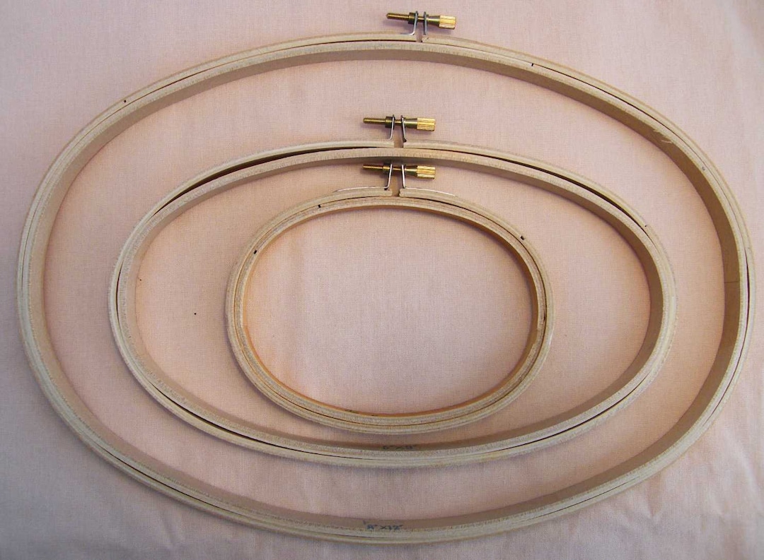 Size Large Oval Embroidery Hoop. Use for Counted Cross Stitch ...