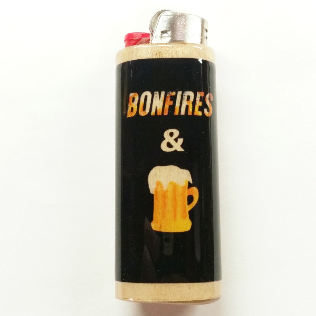 Bonfires and Beer Lighter Case Holder Sleeve Cover Fits Bic - Etsy