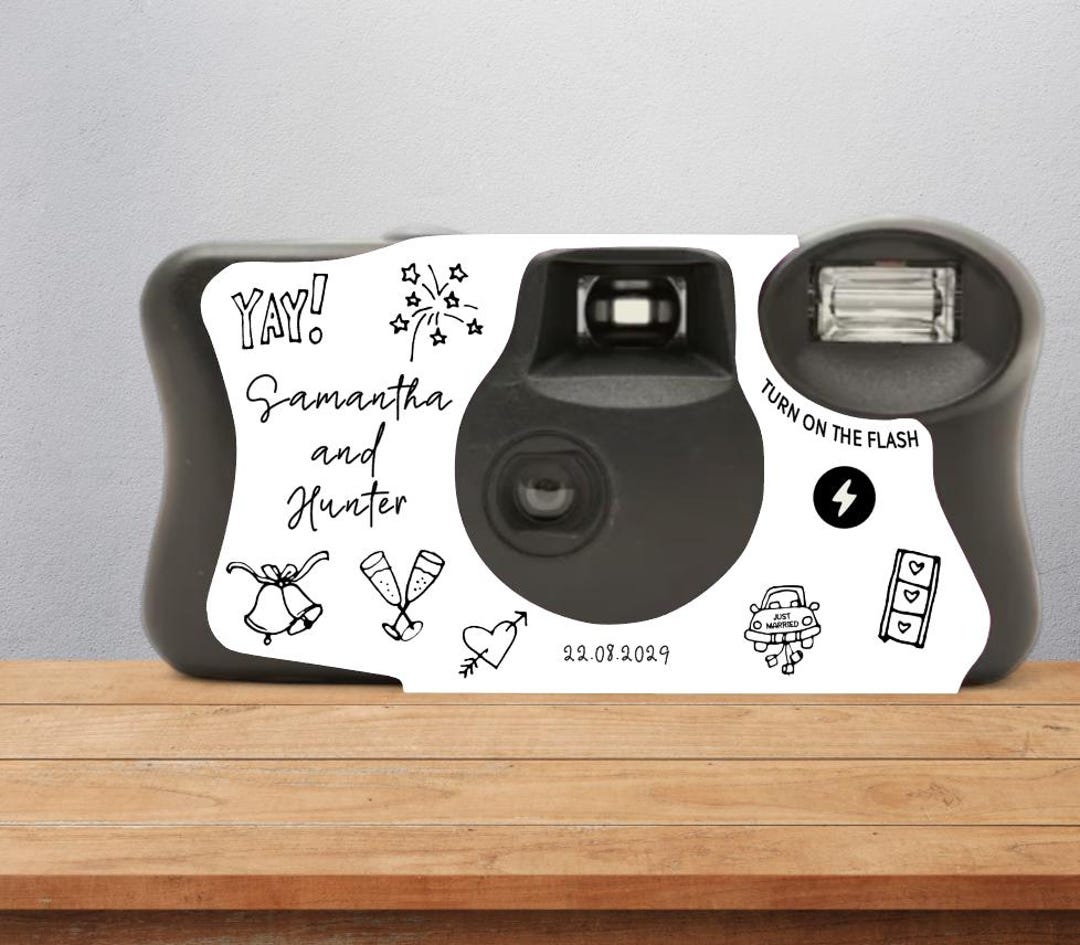 1 Kodak Disposable Camera Wrap Cover, Camera Sticker, Personalised ...
