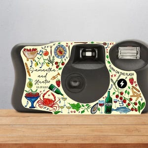 10 Kodak Disposable Camera Wrap Covers, Camera Stickers, Personalised Wedding, With Sign, Wraps ...