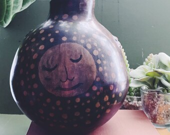 Pottery Moon Face - Etsy